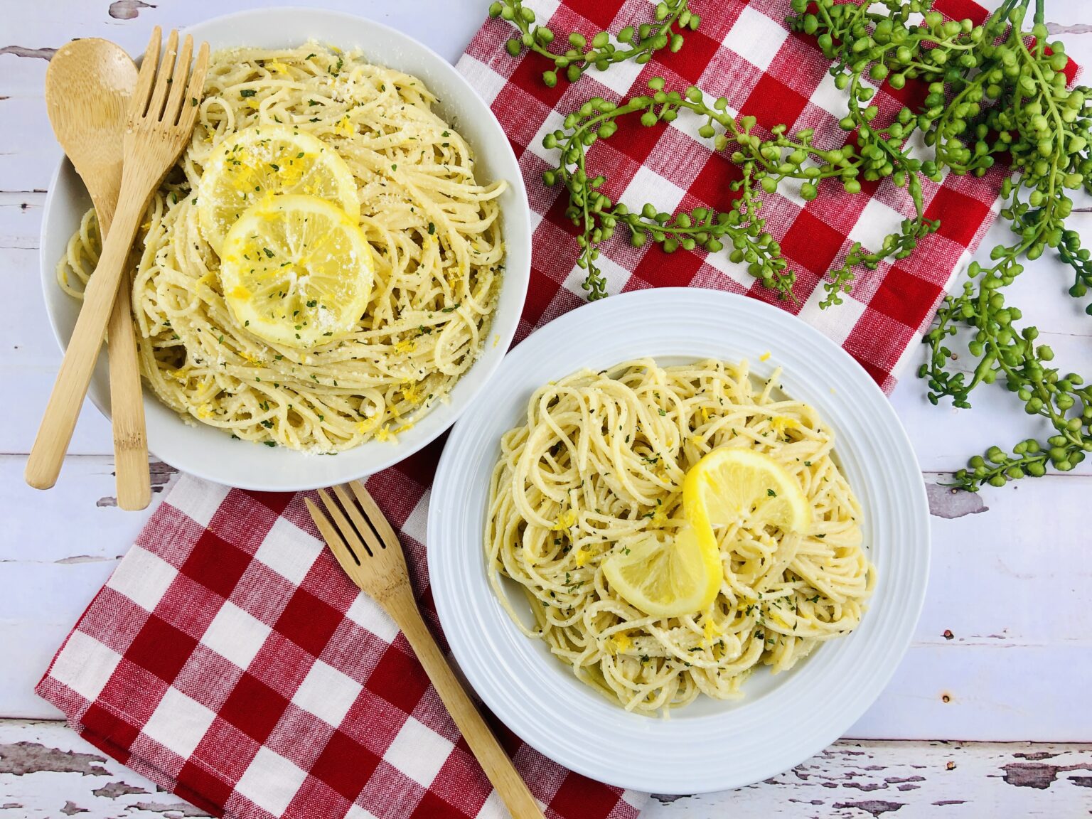 Lemon Spaghetti - Stephanie's Way