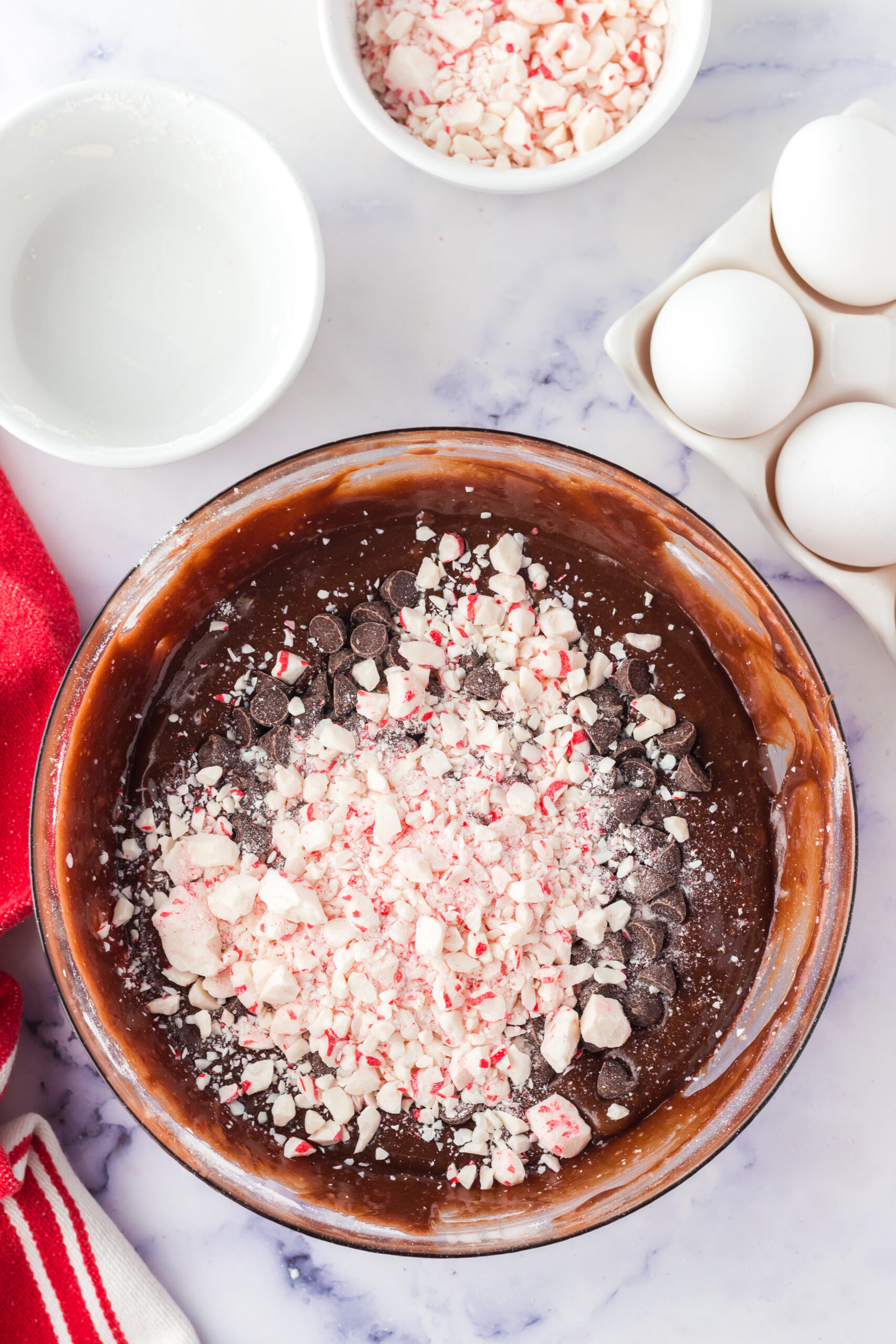 Peppermint Candy Cane Brownies - Stephanie's Way