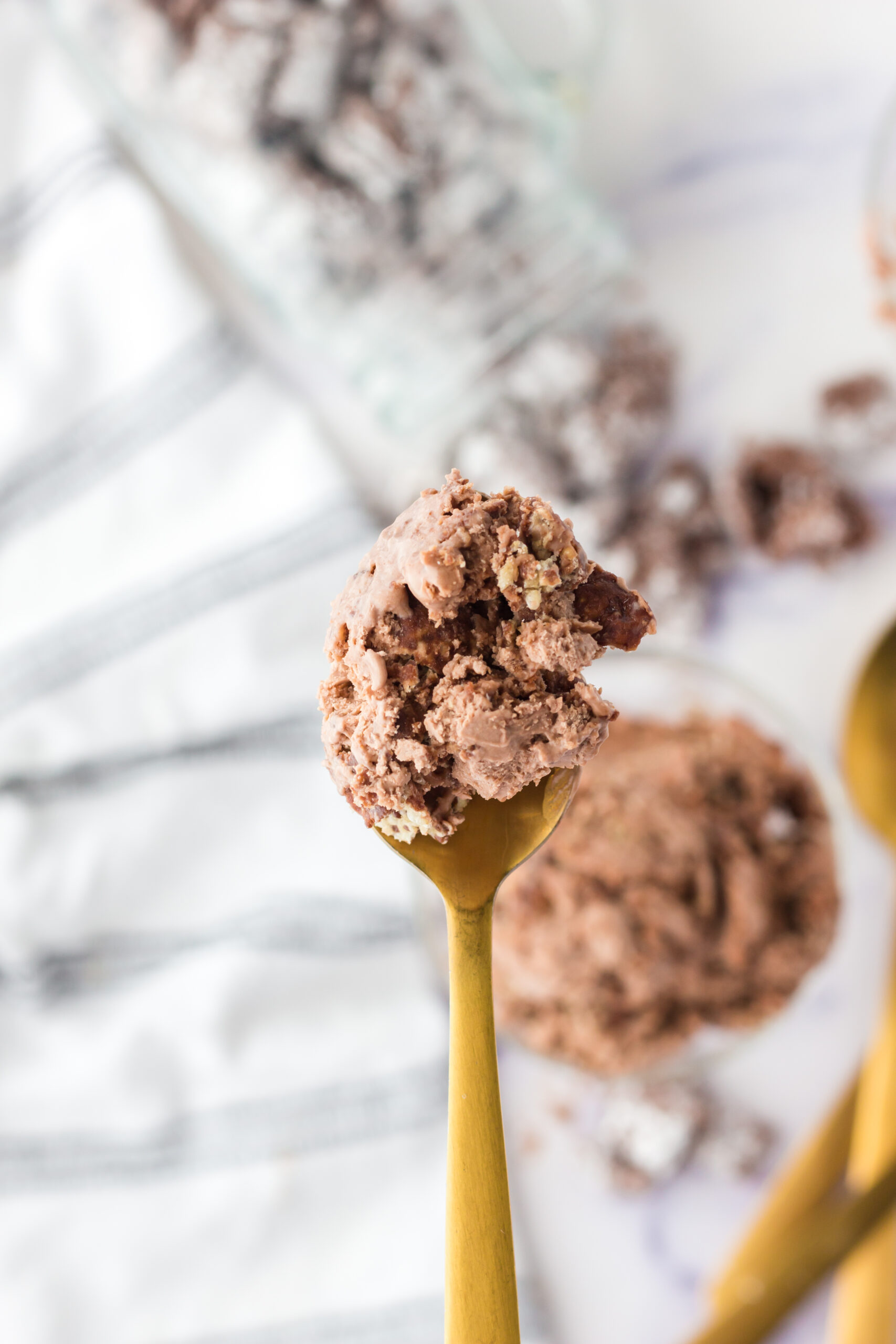 No Churn Muddy Buddy Ice Cream - Stephanie's Way