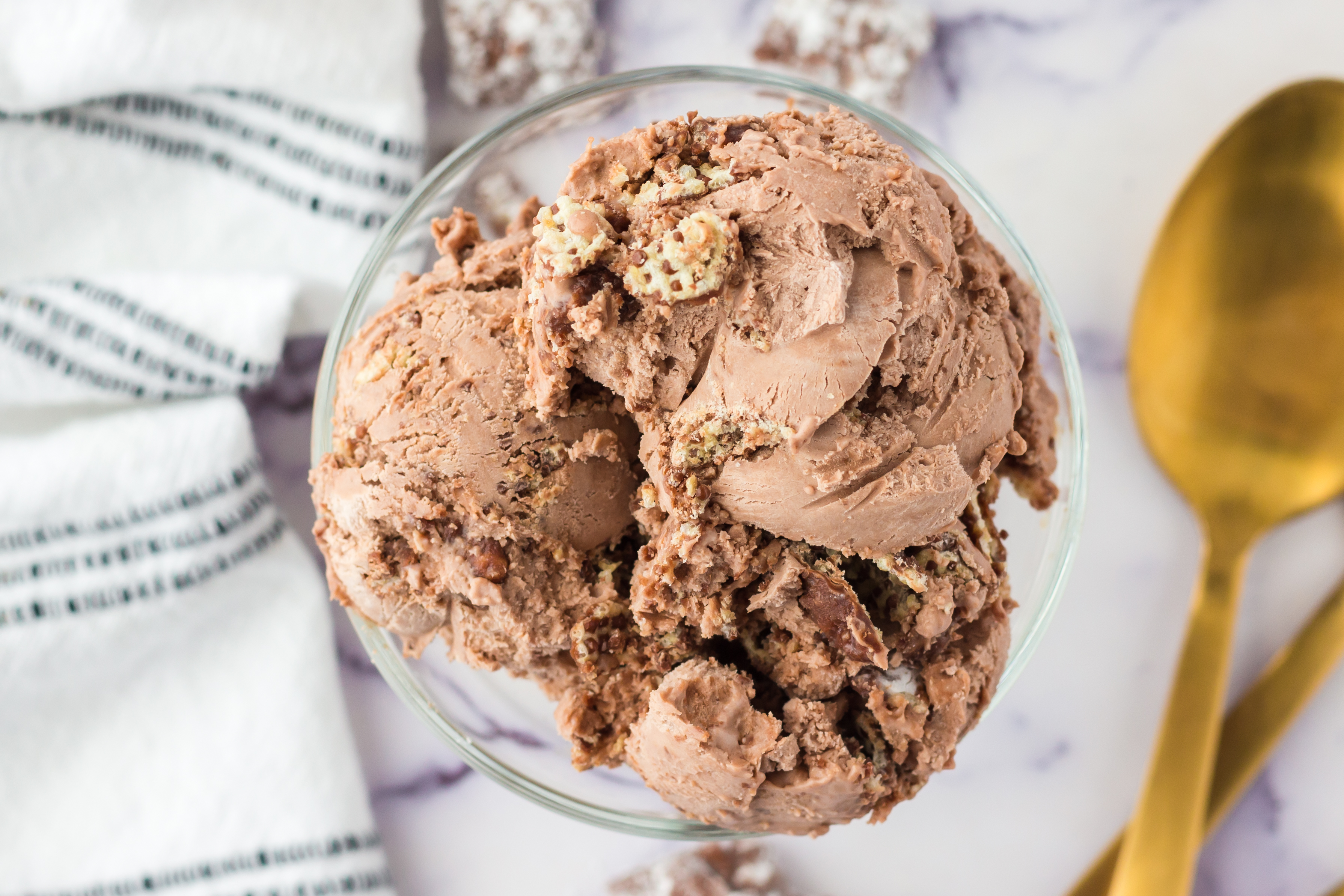 No Churn Muddy Buddy Ice Cream - Stephanie's Way